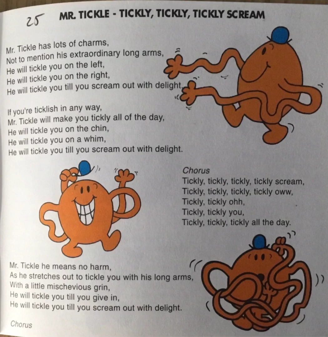 Tickly, Tickly, Tickly Scream | Mr. Men Wiki | Fandom