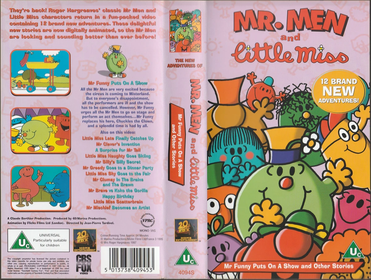 Mr. Funny Puts on a Show and Other Stories | Mr. Men Wiki | Fandom