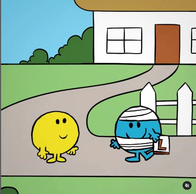 Mr. Bump takes Driving Lessons | Mr. Men Wiki | Fandom