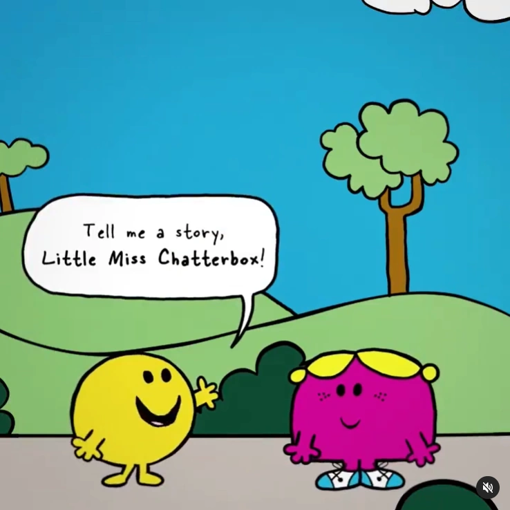 Little Miss Chatterbox's Story | Mr. Men Wiki | Fandom