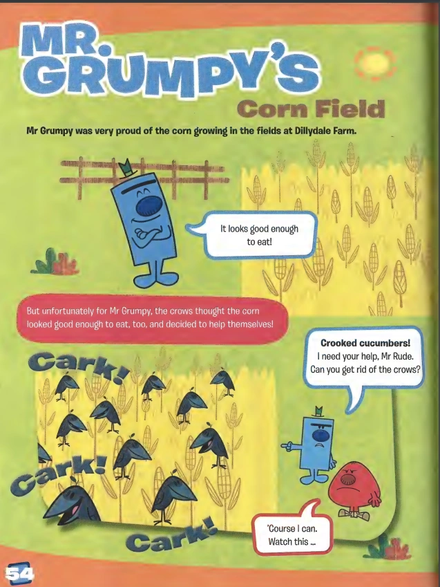 Mr. Grumpy's Corn Field | Mr. Men Wiki | Fandom