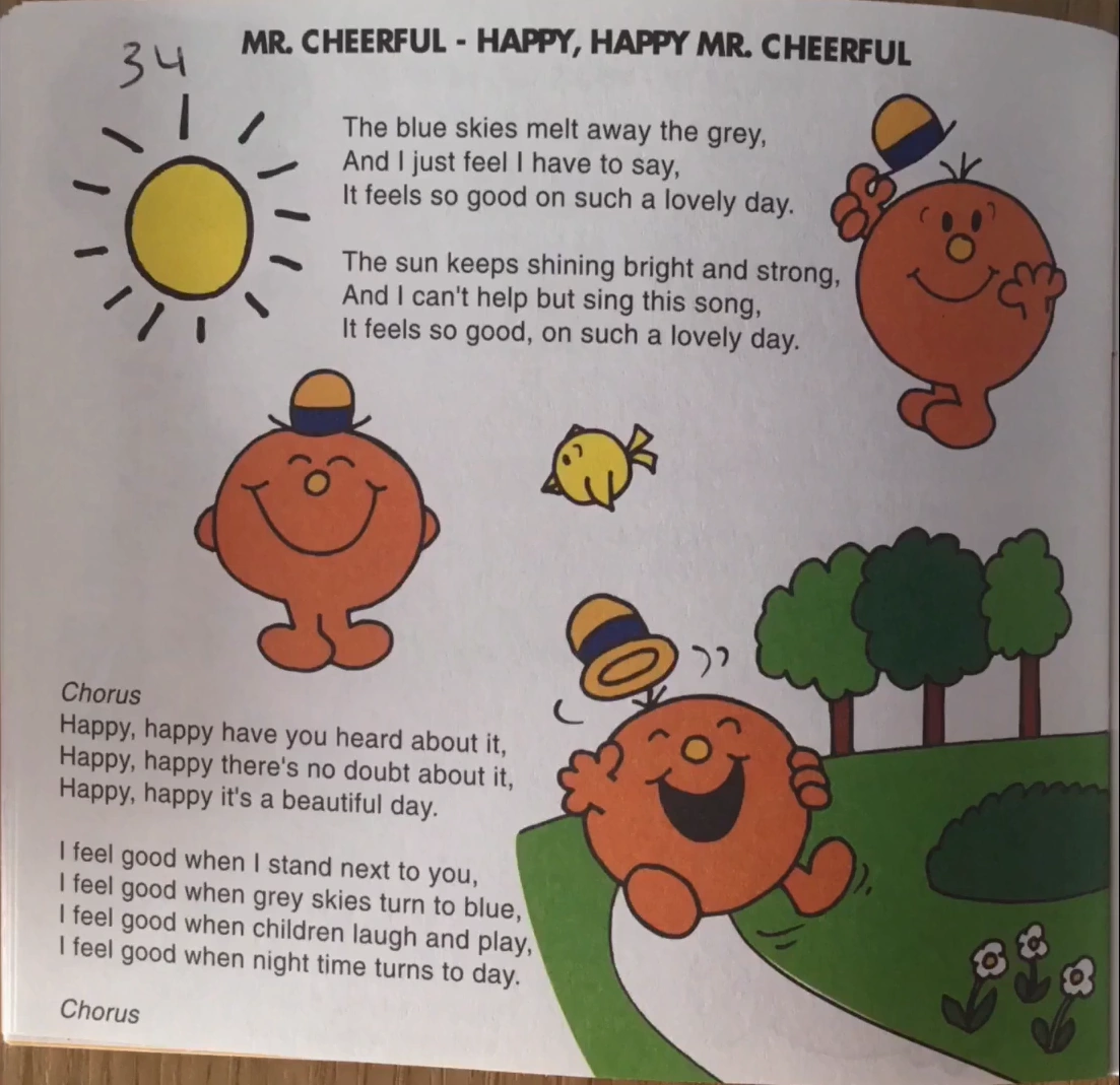 Happy, Happy, Mr. Cheerful | Mr. Men Wiki | Fandom