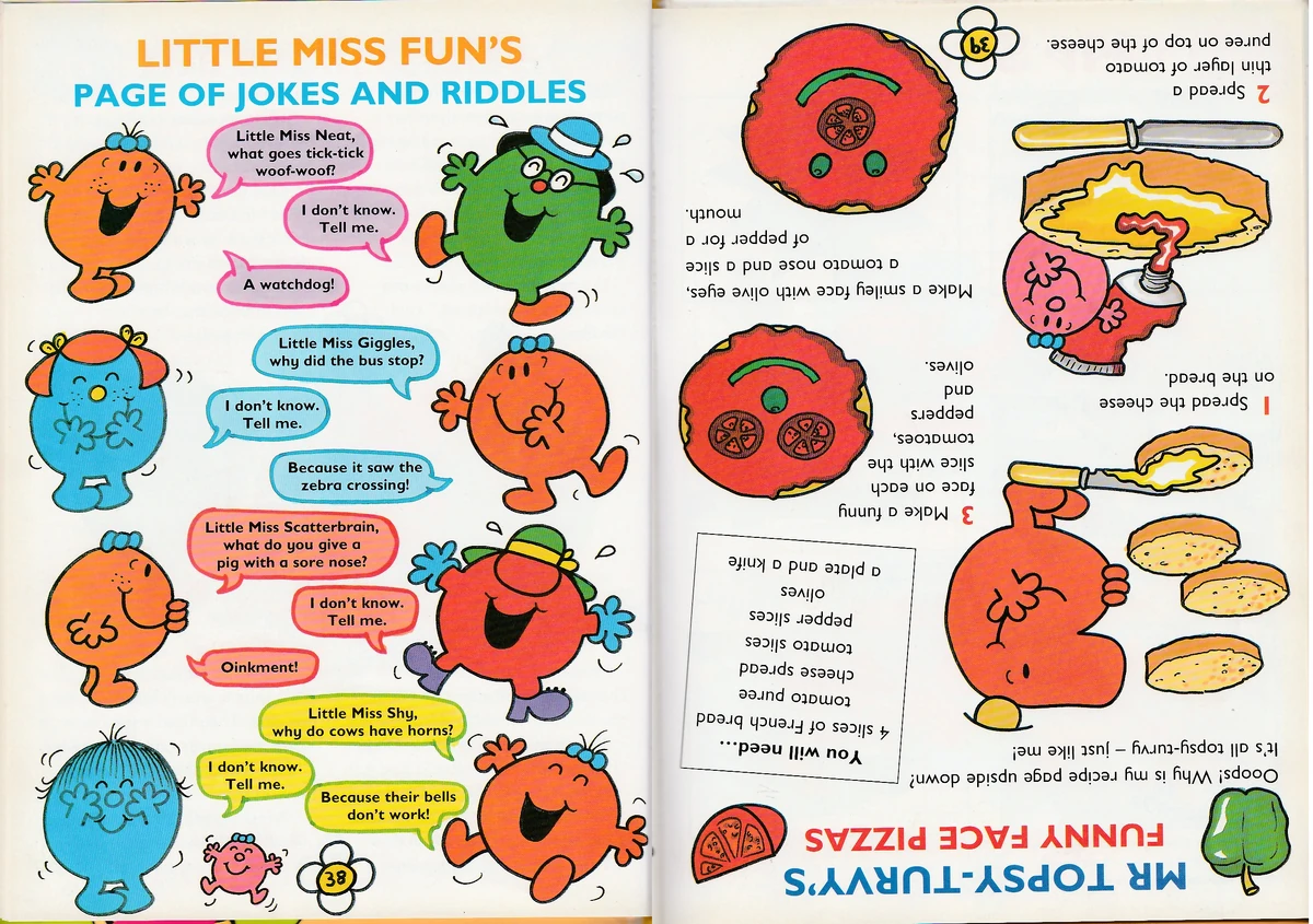 Little Miss Fun's Page of Jokes and Riddles | Mr. Men Wiki | Fandom