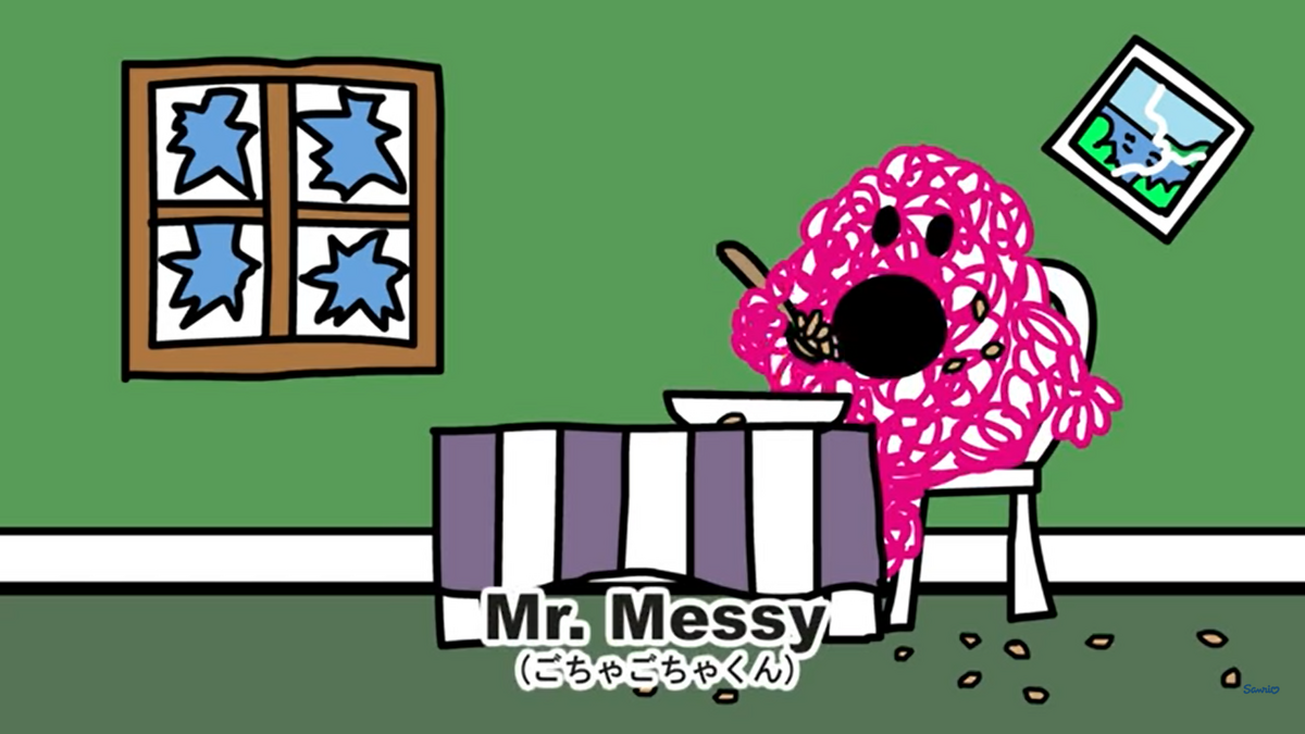 Mr Messy Kawaii Remake Mr Men Wiki Fandom