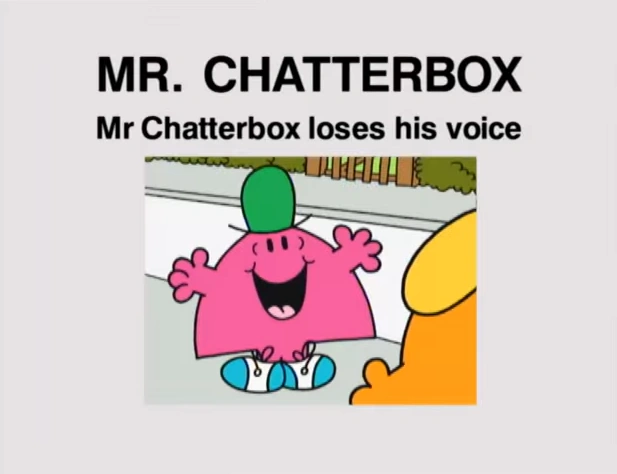 Mr. Chatterbox loses his voice | Mr. Men Wiki | Fandom