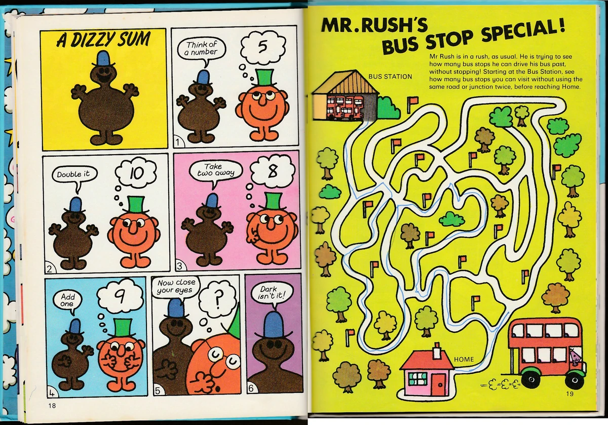 A Dizzy Sum | Mr. Men Wiki | Fandom