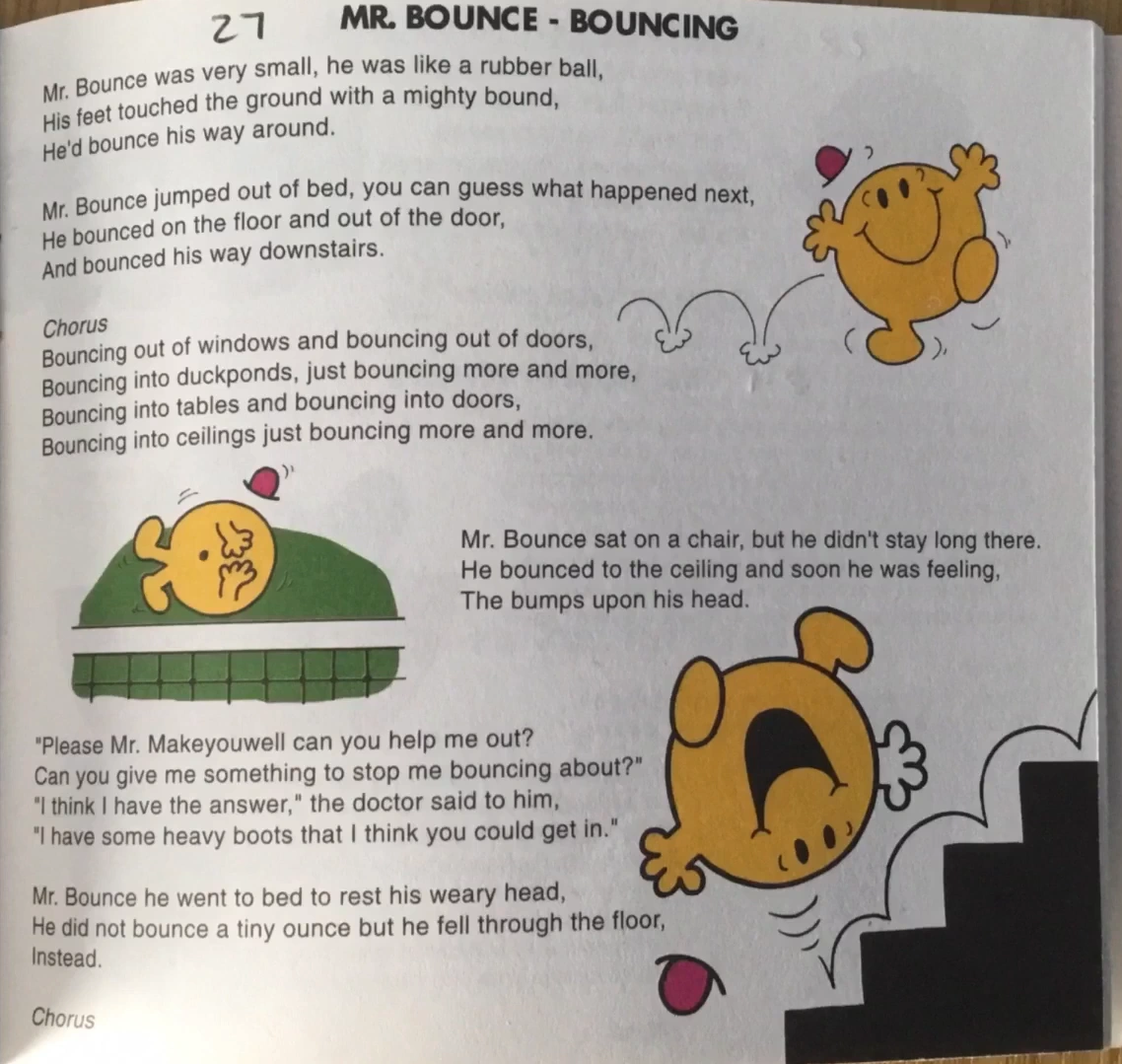 Bouncing | Mr. Men Wiki | Fandom