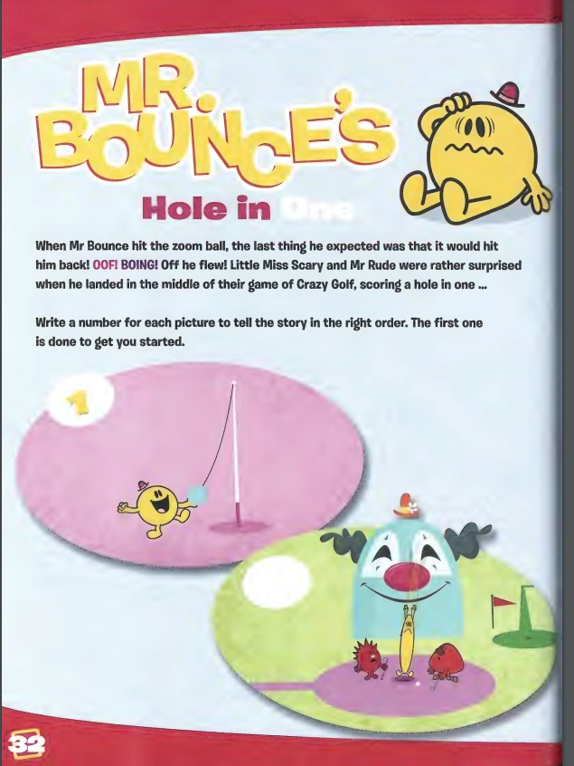 Mr. Bounce's Hole in One | Mr. Men Wiki | Fandom