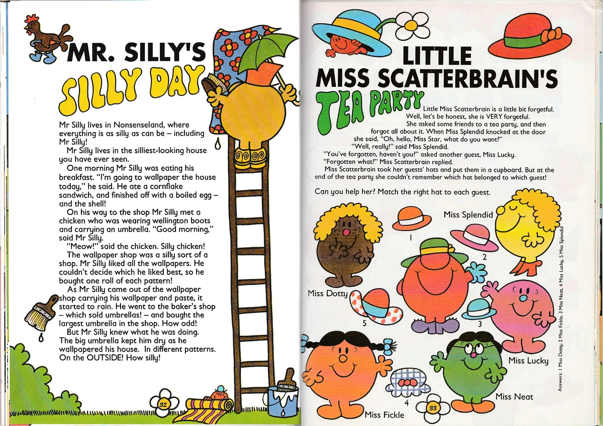 Little Miss Scatterbrains's Tea Party | Mr. Men Wiki | Fandom