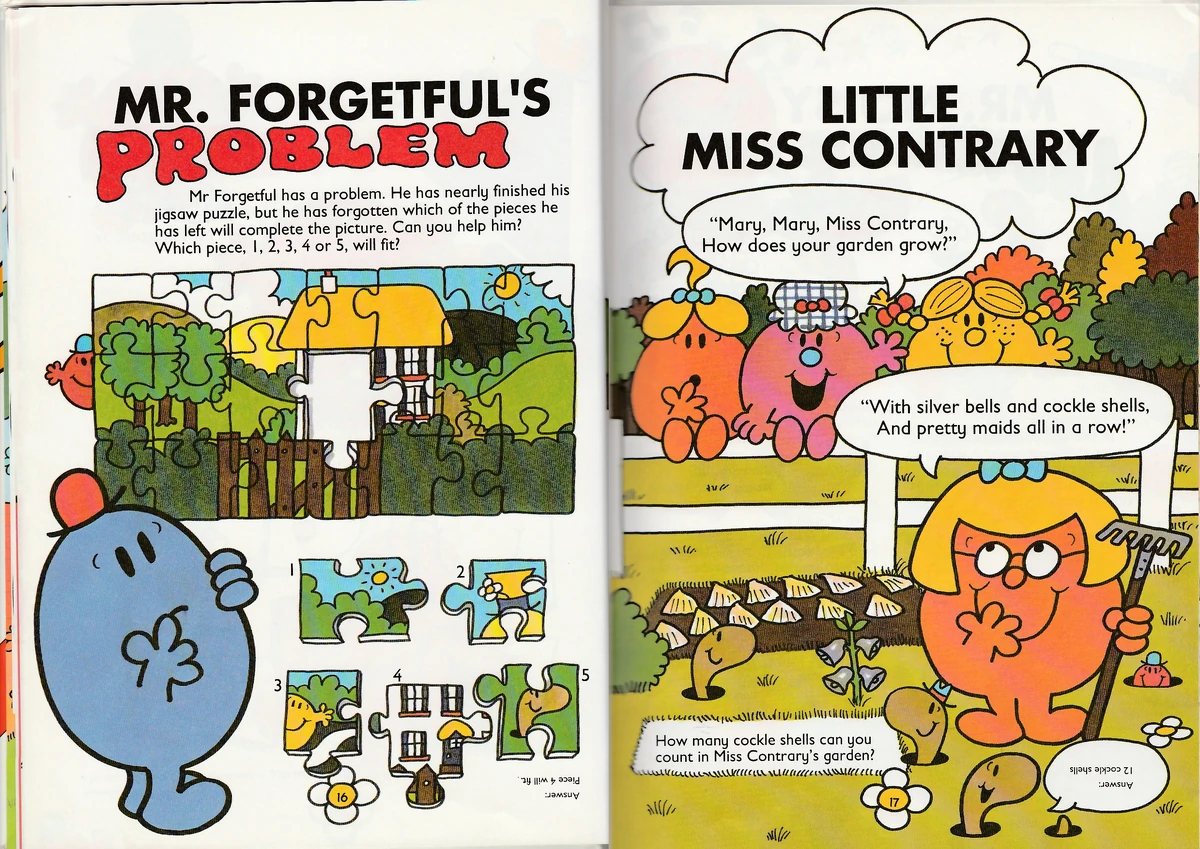 Little Miss Contrary (Poem) | Mr. Men Wiki | Fandom