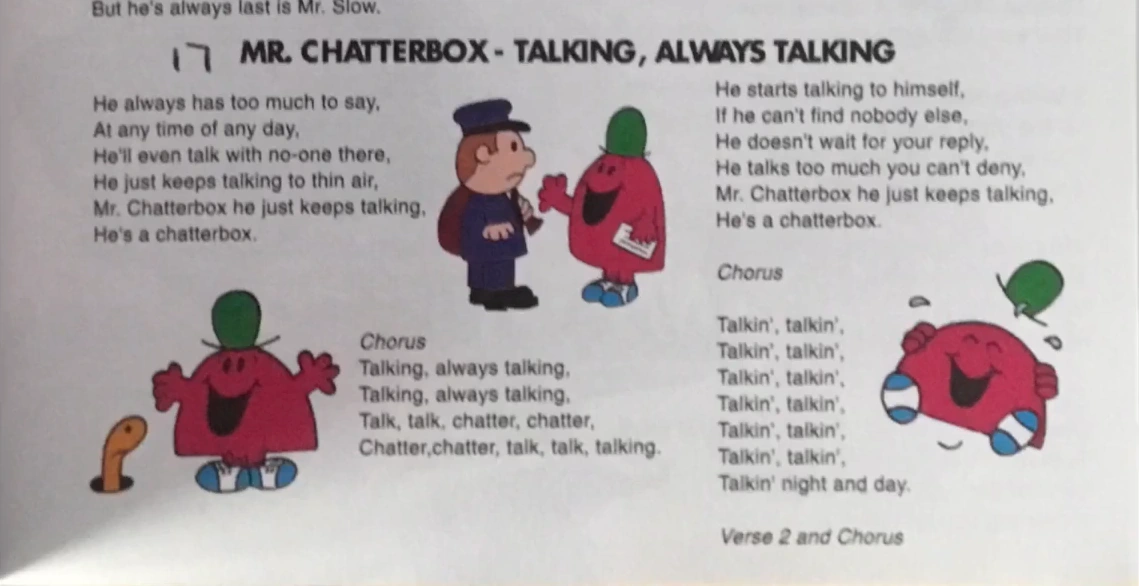 Talking Always Talking | Mr. Men Wiki | Fandom