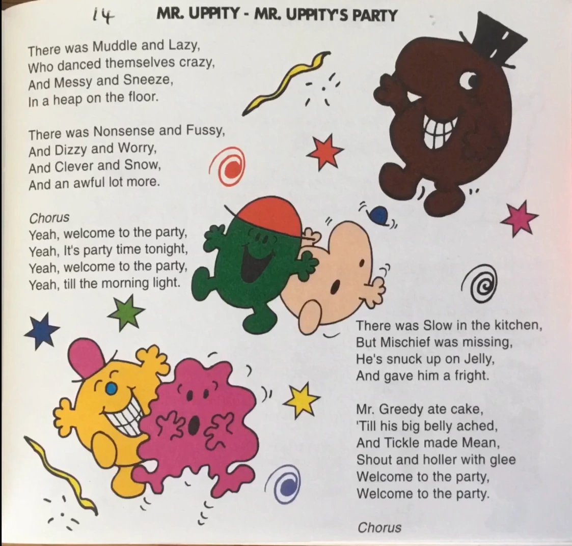 Mr. Uppity's Party | Mr. Men Wiki | Fandom