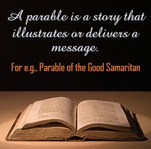Parable | Mr. Soria's Wiki | Fandom