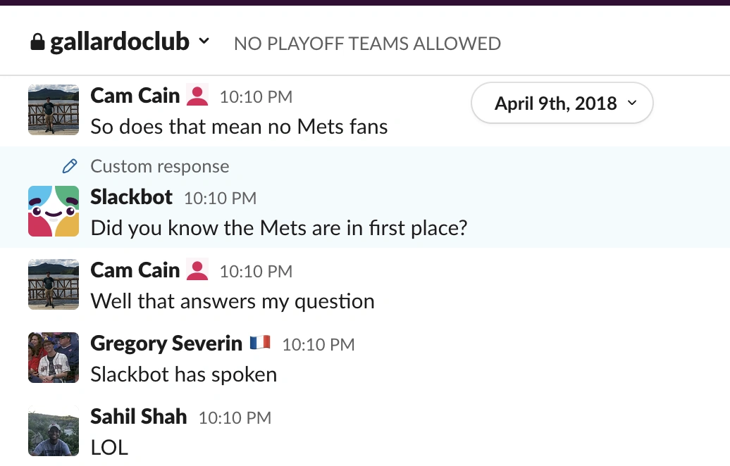 Mets (Slackbot) | M-SABR Slack Wiki | Fandom