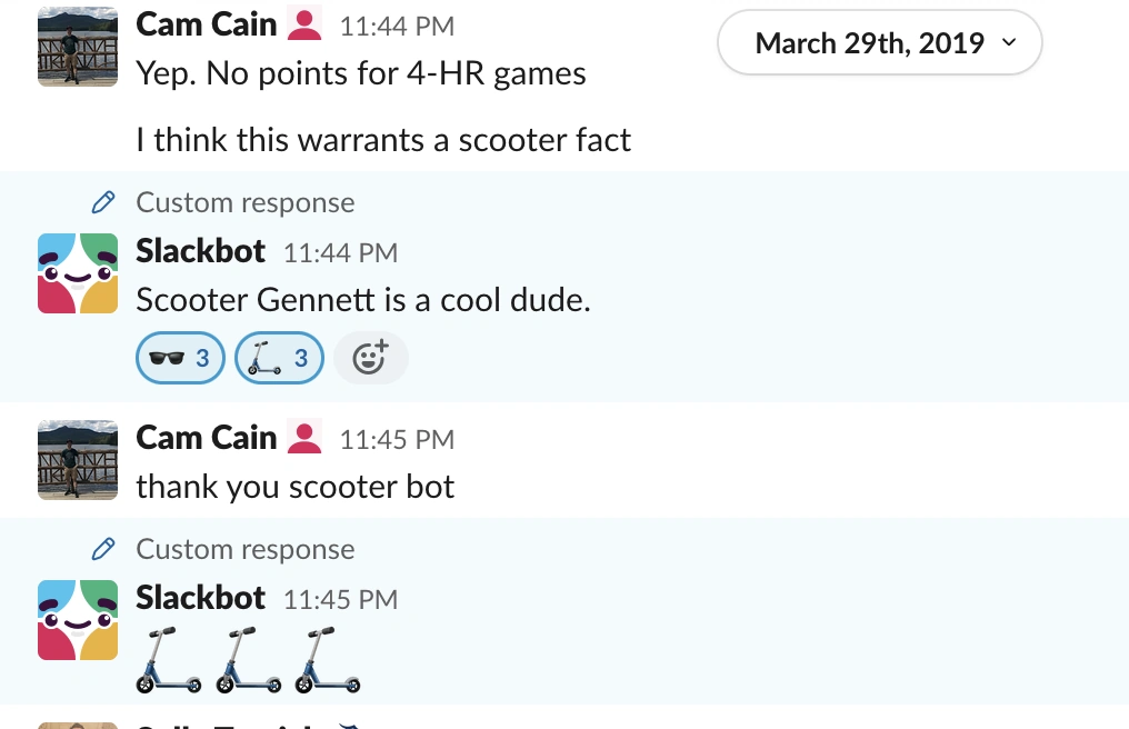 Thanks Scooter Bot | M-SABR Slack Wiki | Fandom