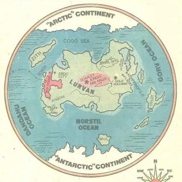 Map Of Krypton Planets