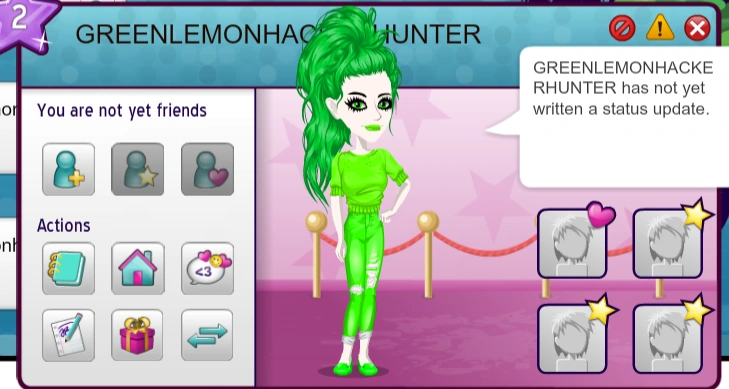 Lemongreenhackerhunter | MSP Hacker Hunters Wiki | Fandom