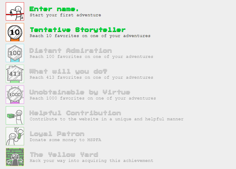 Achievements | MSPFA Wiki | Fandom