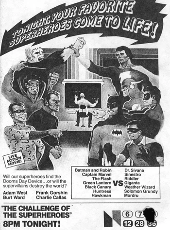 Legends of the Superheroes: The Challenge (film) | MST3K | Fandom