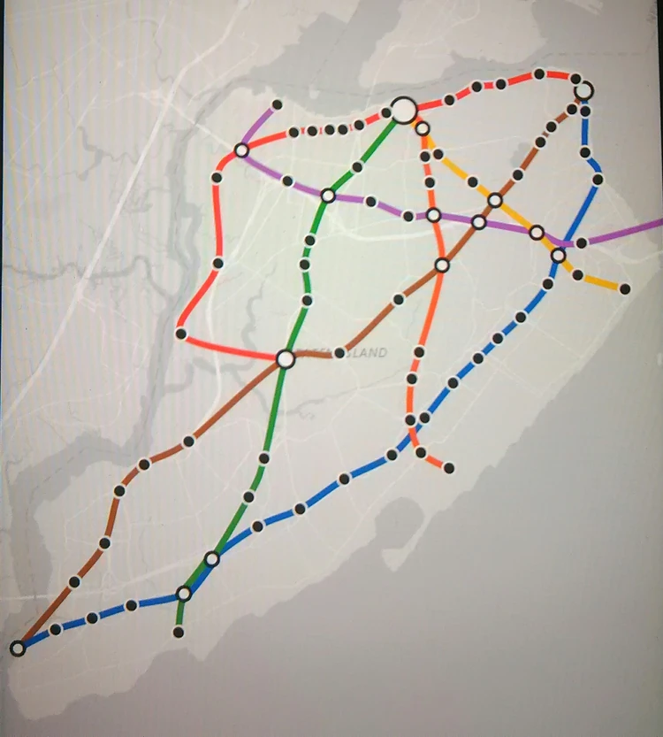 Staten Island Railway Map