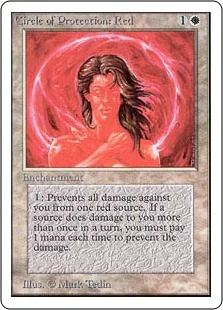 Circle of Protection: Red | Magic: The Gathering Wiki | Fandom
