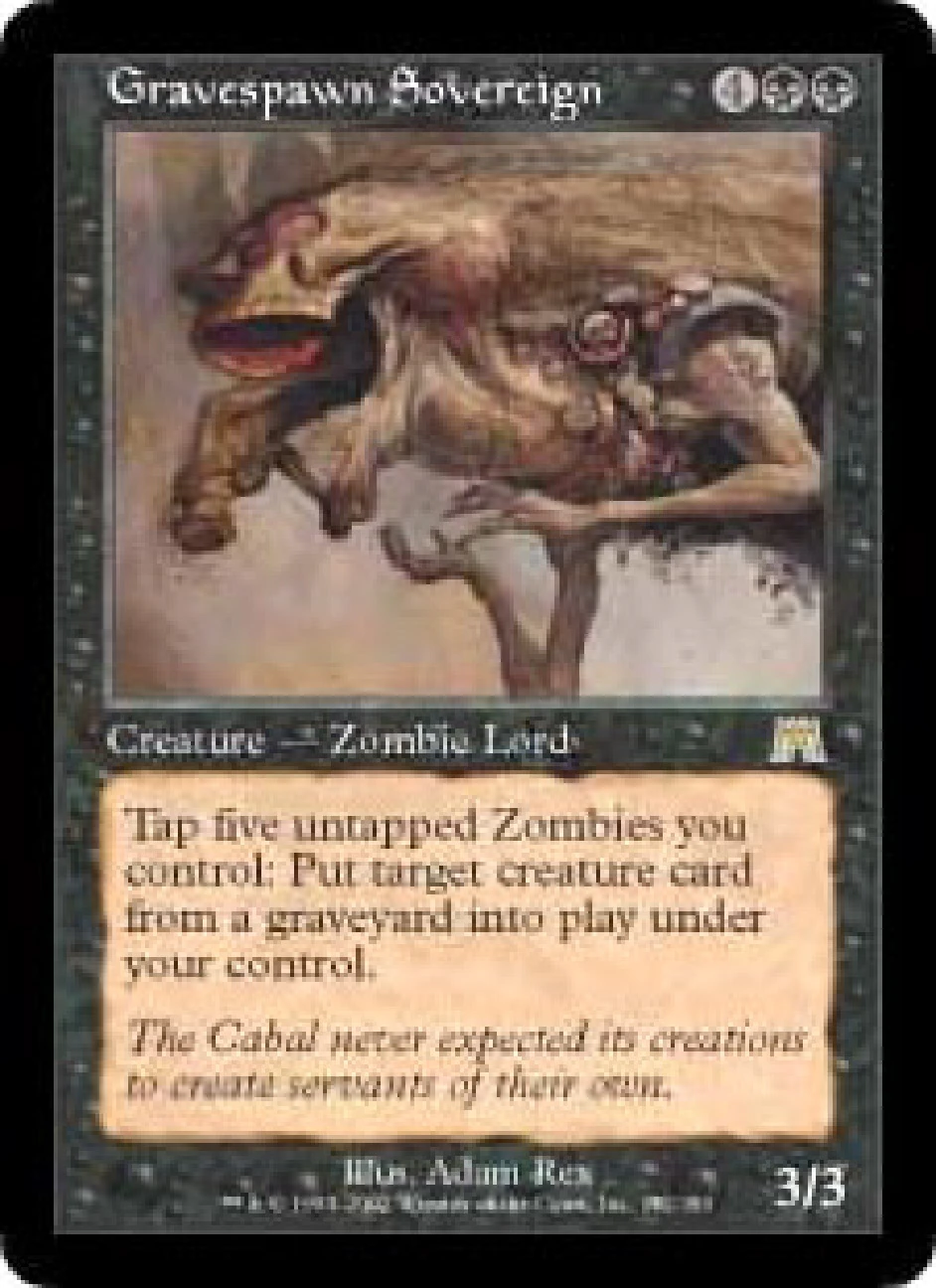 Gravespawn Sovereign | Magic: The Gathering Wiki | Fandom
