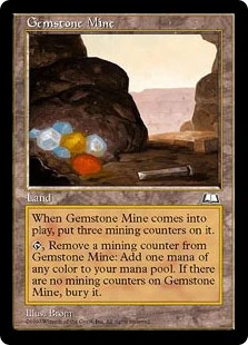 Gemstone Mine | Magic: The Gathering Wiki | Fandom
