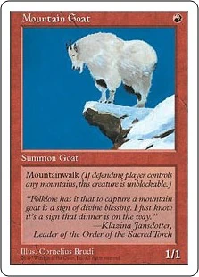 Mountain Goat | Magic: The Gathering Wiki | Fandom