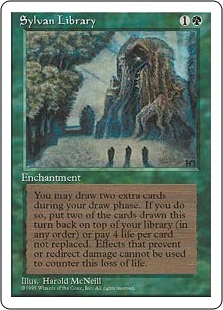 Sylvan Library | Magic: The Gathering Wiki | Fandom