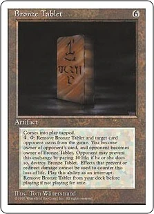 Bronze Tablet | Magic: The Gathering Wiki | Fandom