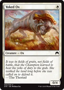 Yoked Ox | Magic: The Gathering Wiki | Fandom