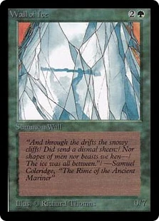 Wall of Ice | Magic: The Gathering Wiki | Fandom