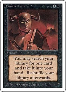 Demonic Tutor | Magic: The Gathering Wiki | Fandom