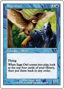 Sage Owl | Magic: The Gathering Wiki | Fandom