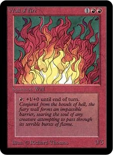 Wall of Fire | Magic: The Gathering Wiki | Fandom