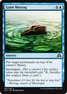 Gone Missing | Magic: The Gathering Wiki | Fandom