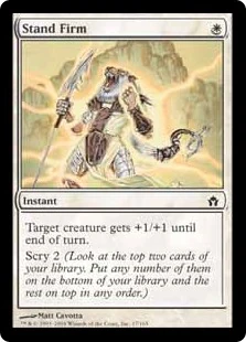 Stand Firm | Magic: The Gathering Wiki | Fandom