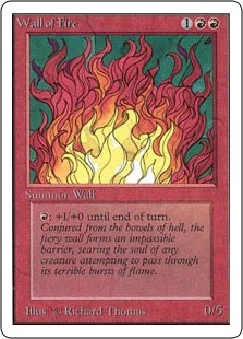 Wall of Fire | Magic: The Gathering Wiki | Fandom