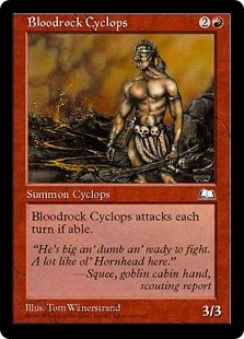 Bloodrock Cyclops | Magic: The Gathering Wiki | Fandom