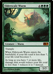 Elderscale Wurm | Magic: The Gathering Wiki | Fandom