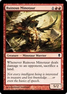 Ruinous Minotaur | Magic: The Gathering Wiki | Fandom