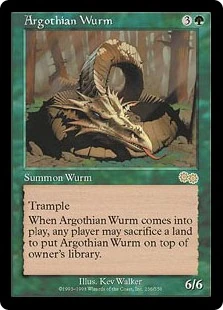 Argothian Wurm | Magic: The Gathering Wiki | Fandom