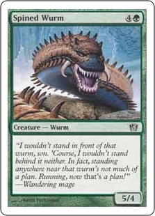 Spined Wurm | Magic: The Gathering Wiki | Fandom