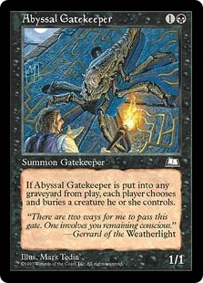 Abyssal Gatekeeper | Magic: The Gathering Wiki | Fandom