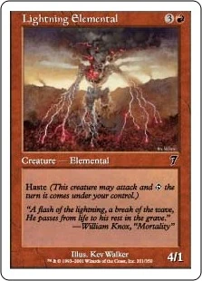 Lightning Elemental | Magic: The Gathering Wiki | Fandom