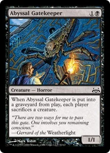 Abyssal Gatekeeper | Magic: The Gathering Wiki | Fandom