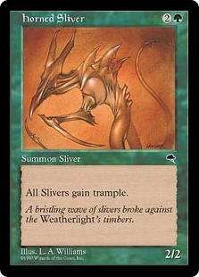 Horned Sliver | Magic: The Gathering Wiki | Fandom