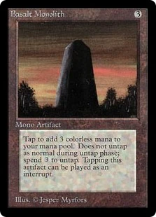 Basalt Monolith | Magic: The Gathering Wiki | Fandom