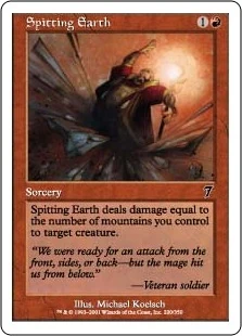 Spitting Earth | Magic: The Gathering Wiki | Fandom