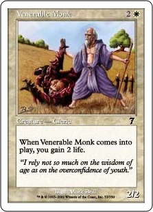 Venerable Monk | Magic: The Gathering Wiki | Fandom